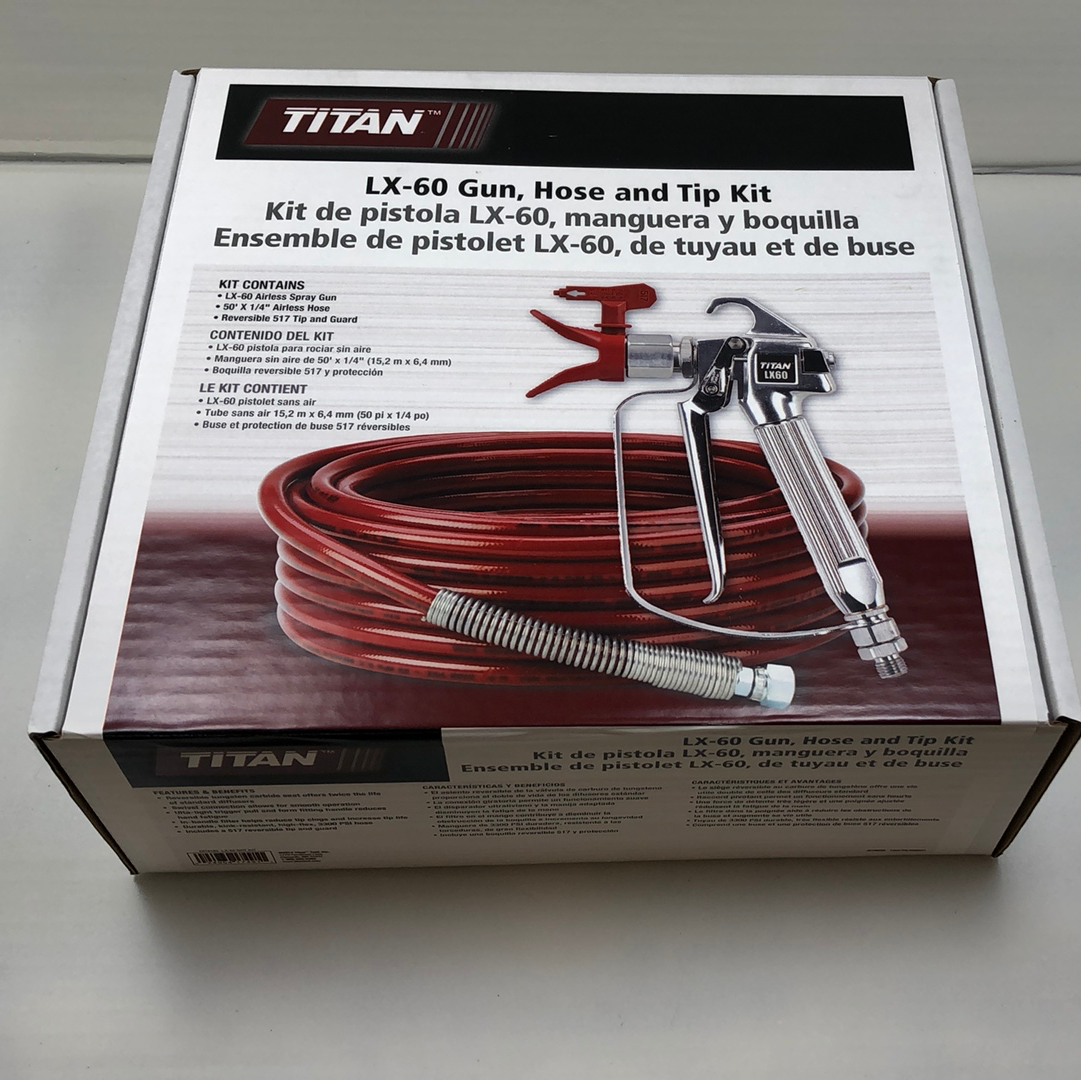 LX-60 Gun, Hose and Tip Kit – Gleem Paint